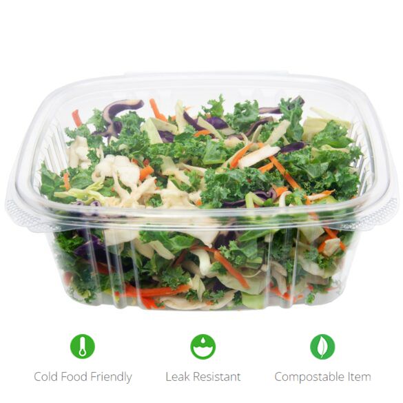 Eco Biodegradable Clamshell Containers for Takeout