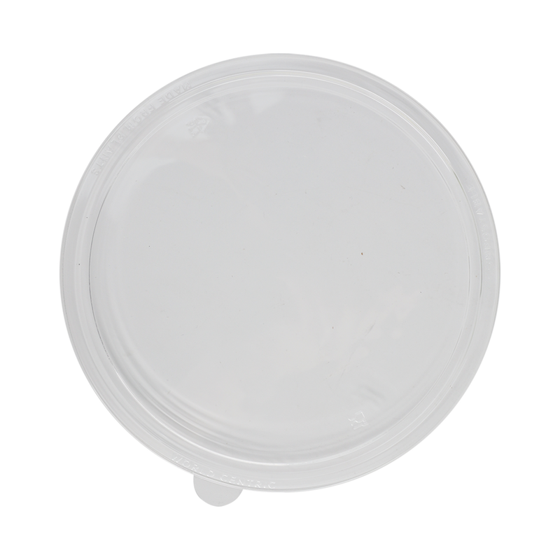 LID PLA - 32 oz Fiber Wide Bowls | Clear | 300/case - World Centric